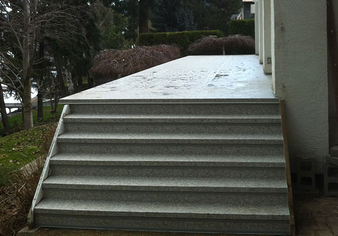 Stairs with Vinyl - Total Waterproofing